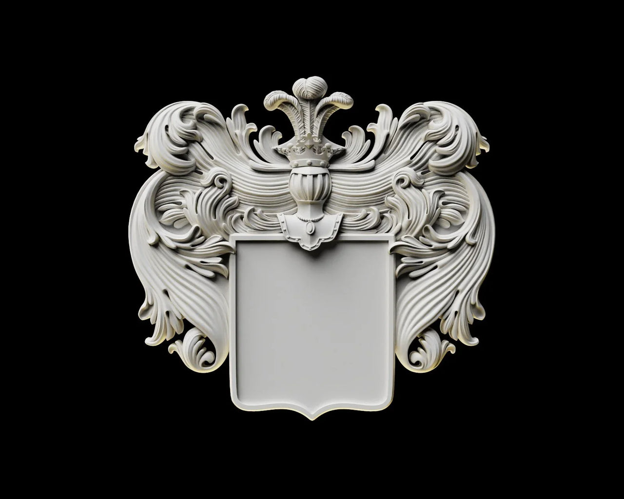 FAMILY CREST 3D STL - - 3DWave.us