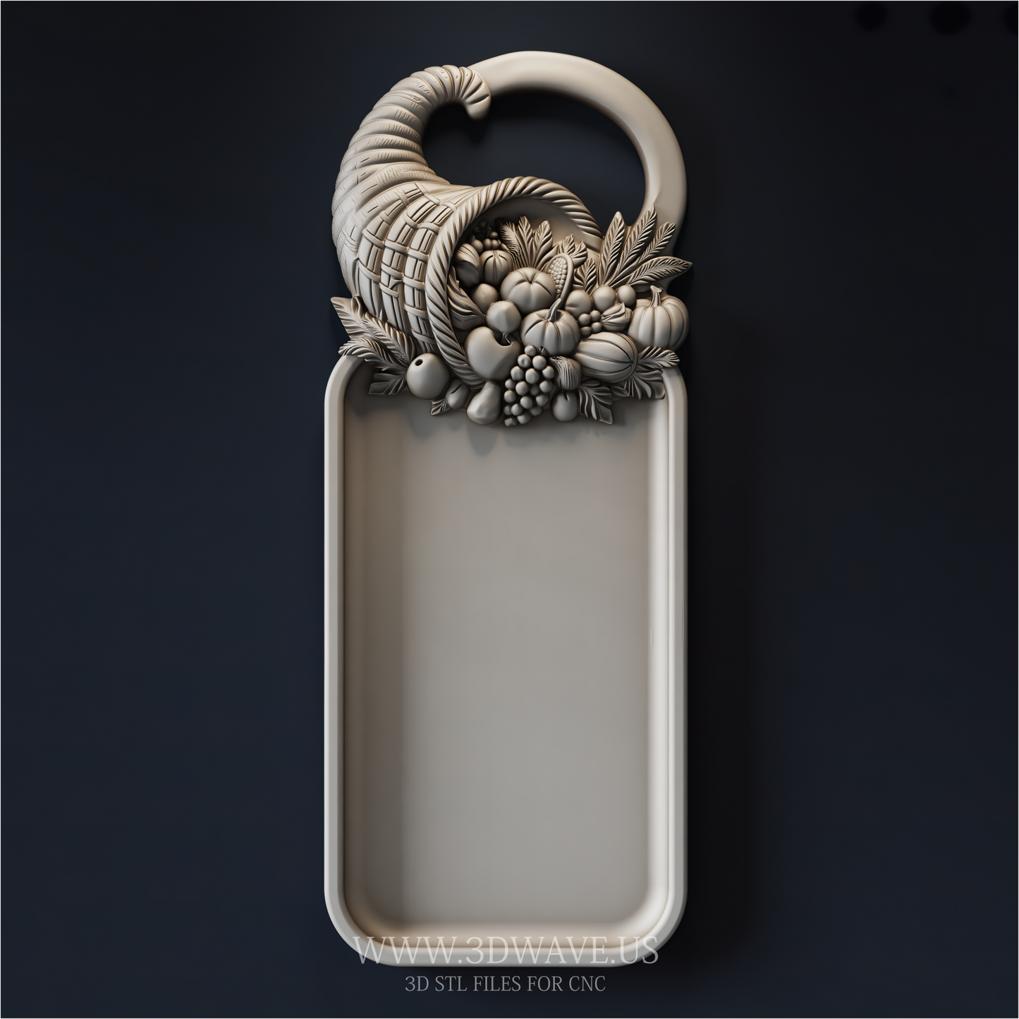 Cornucopia Charcuterie Board STL | 3dwave.us – 3DWave.us