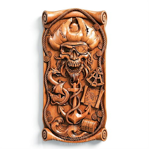 Pirate Skull STL File | 3dwave.us – 3DWave.us