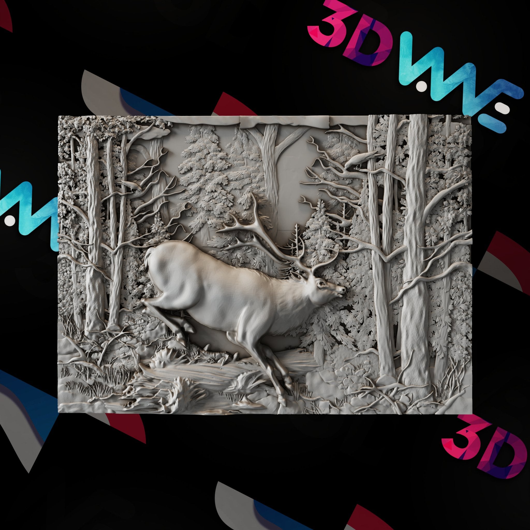 STAG 3d stl - - 3DWave.us