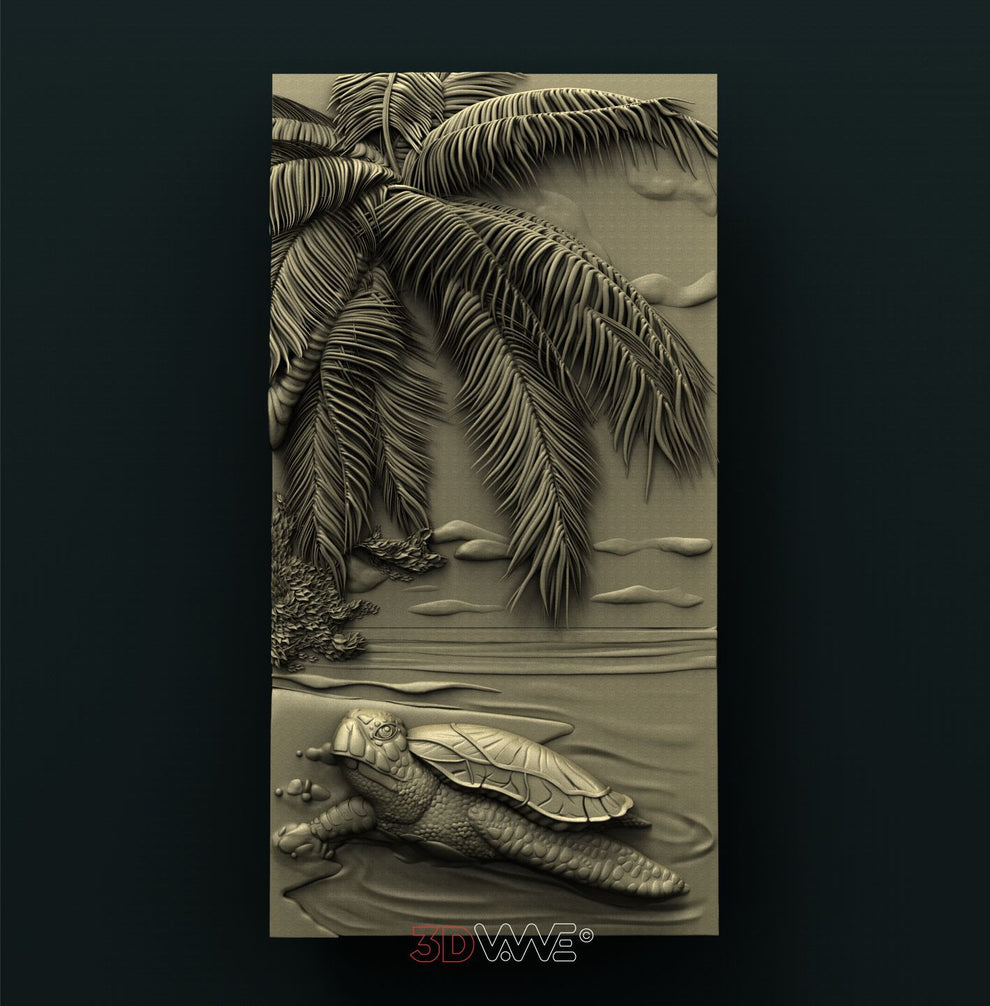TURTLE 3D STL - - 3DWave.us