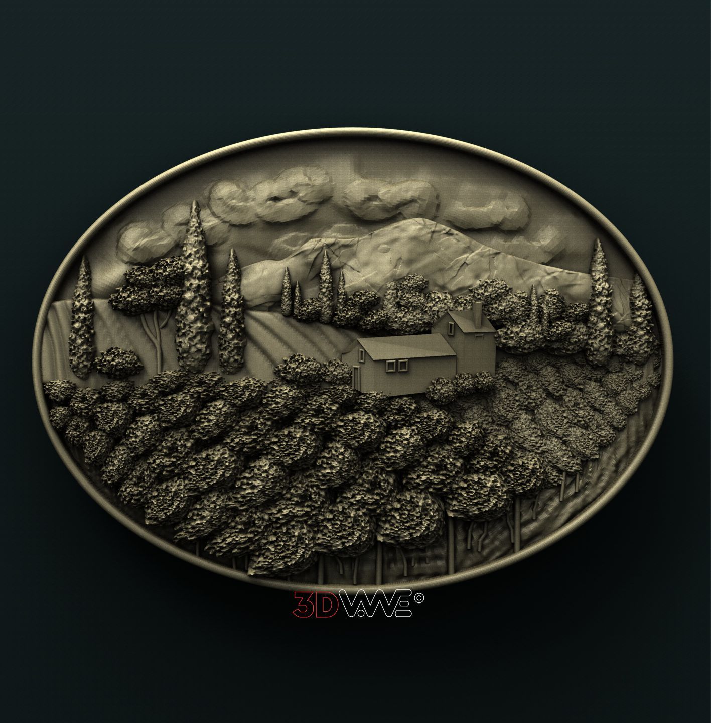 WINERY 3D STL - - 3DWave.us